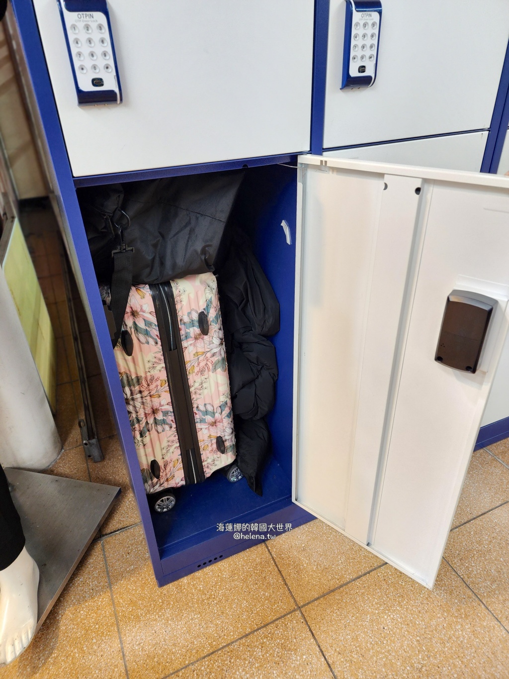 【韓國釜山】最新地鐵站置物櫃「OTP LOCKER」！使用手機APP，即時確認置物櫃的位置、剩餘數量＆線上刷卡付費，使用步驟教學Step by ...